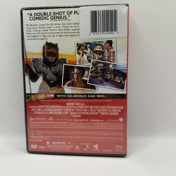 Warner Bros. | Media | The Hangover Part Ii 21 Bradley Cooper Zach Galifianakis Warner Bros Dvd ...